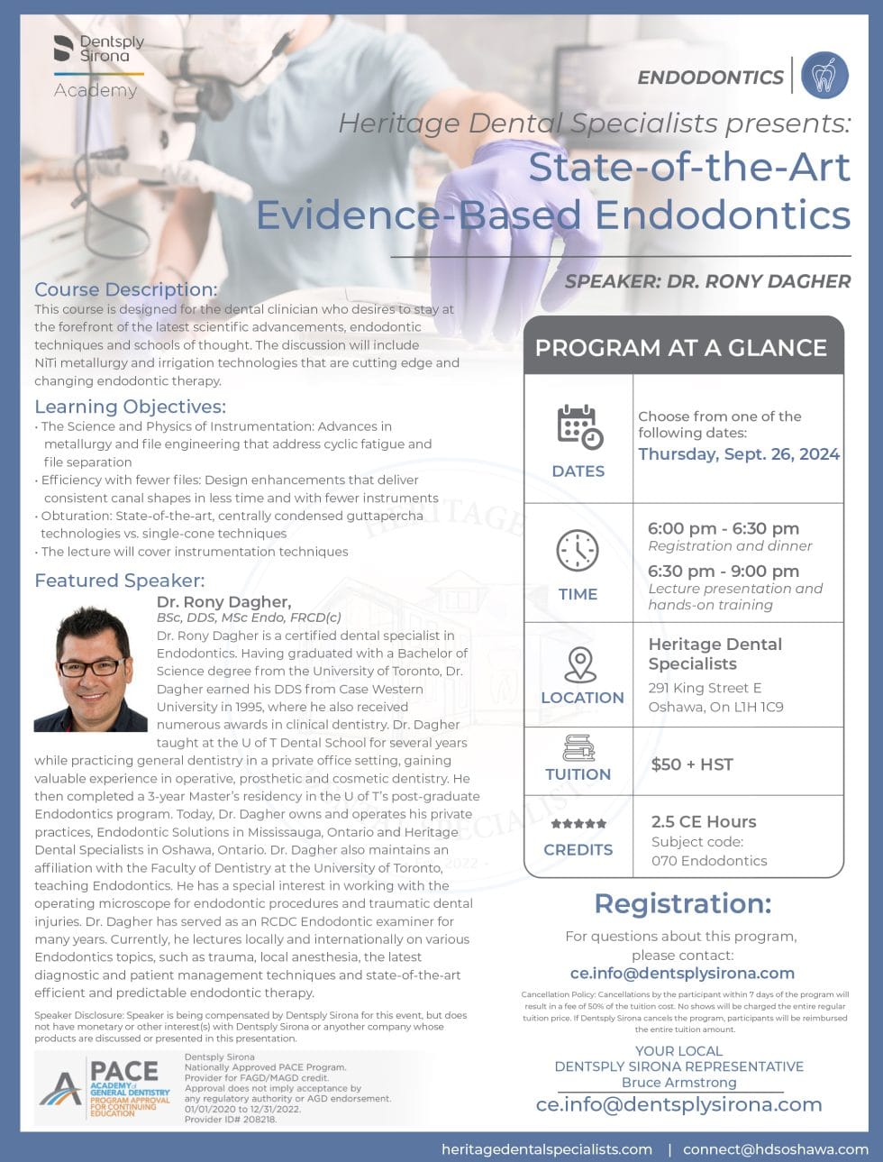 State-of-the-Art Evidence-Based Endodontics - Heritage Dental Specialists